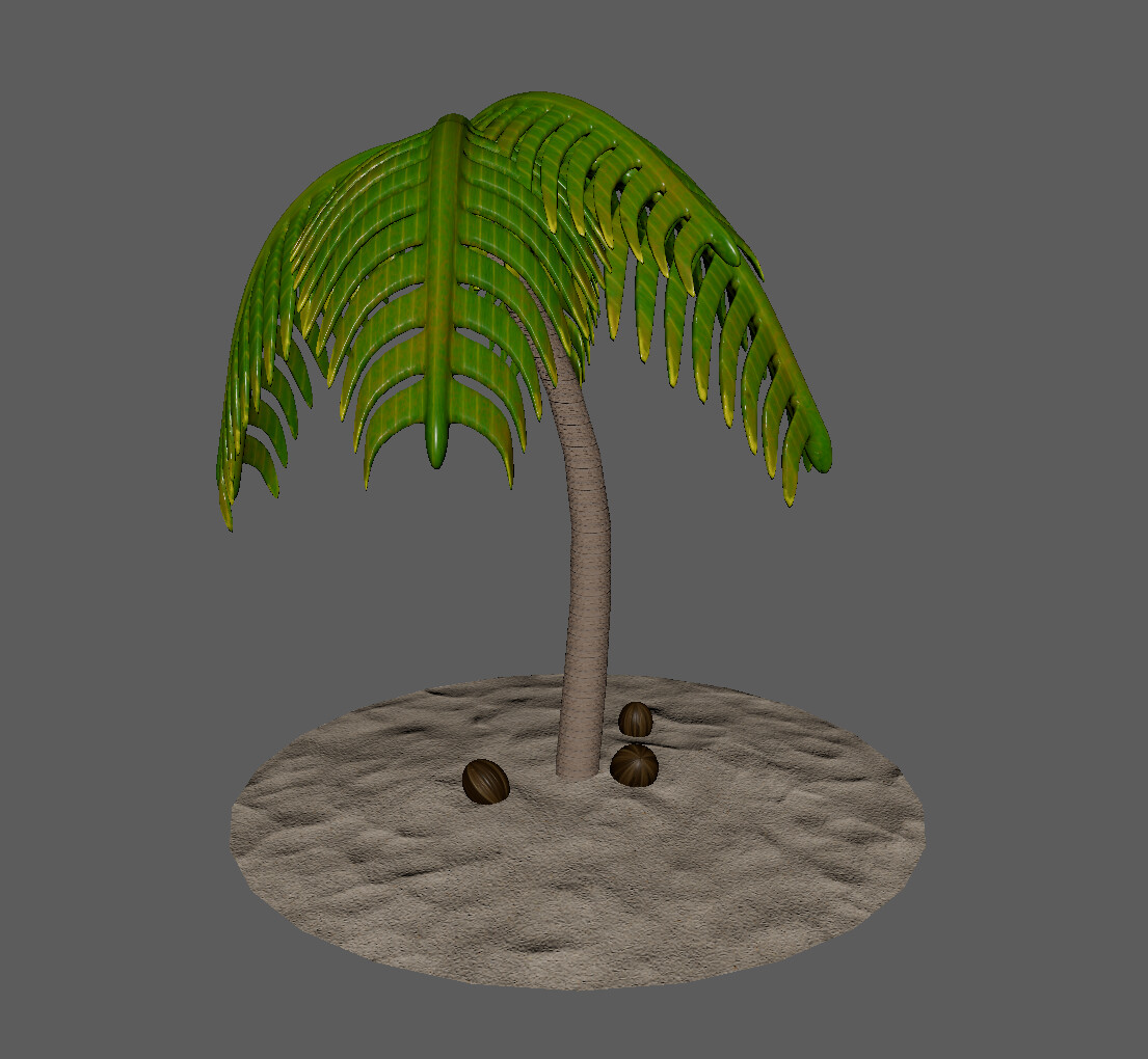 ArtStation - Coconut Tree