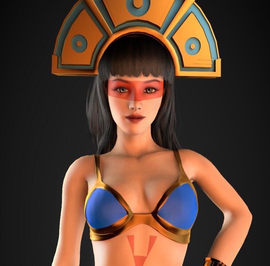 ArtStation - Amazon Kingdom 3D Character