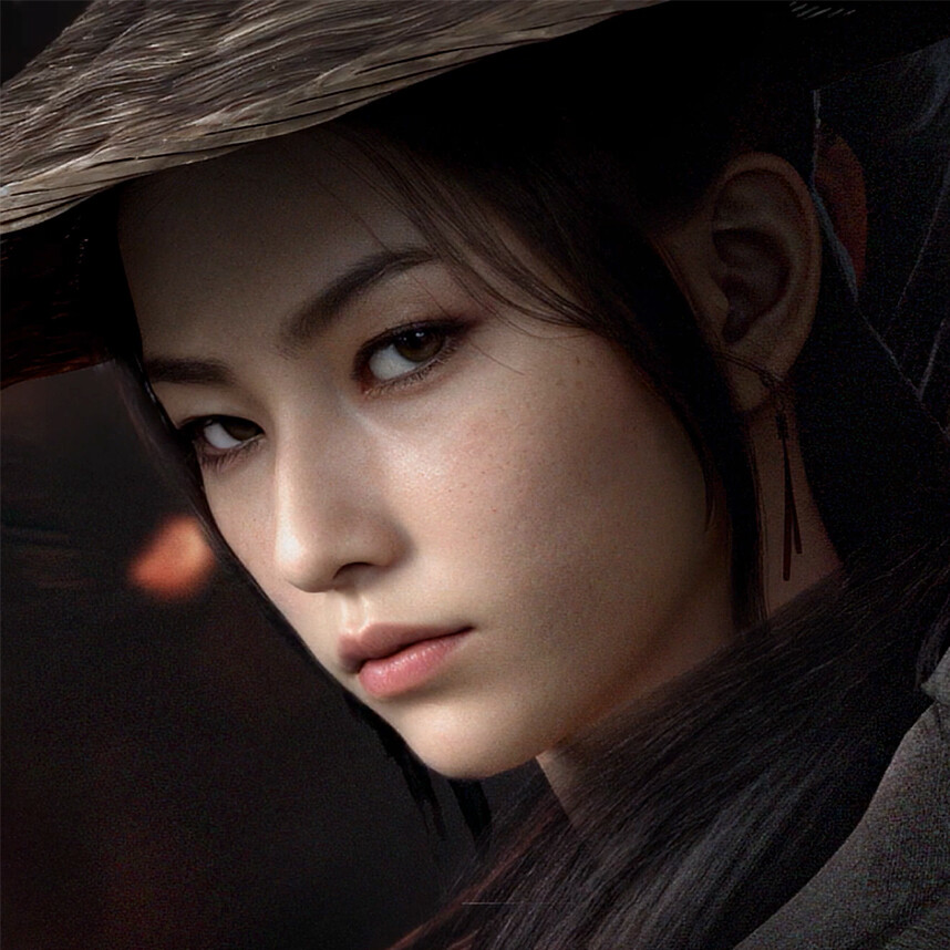 ArtStation - Digital human 【墨影】（MOYING）