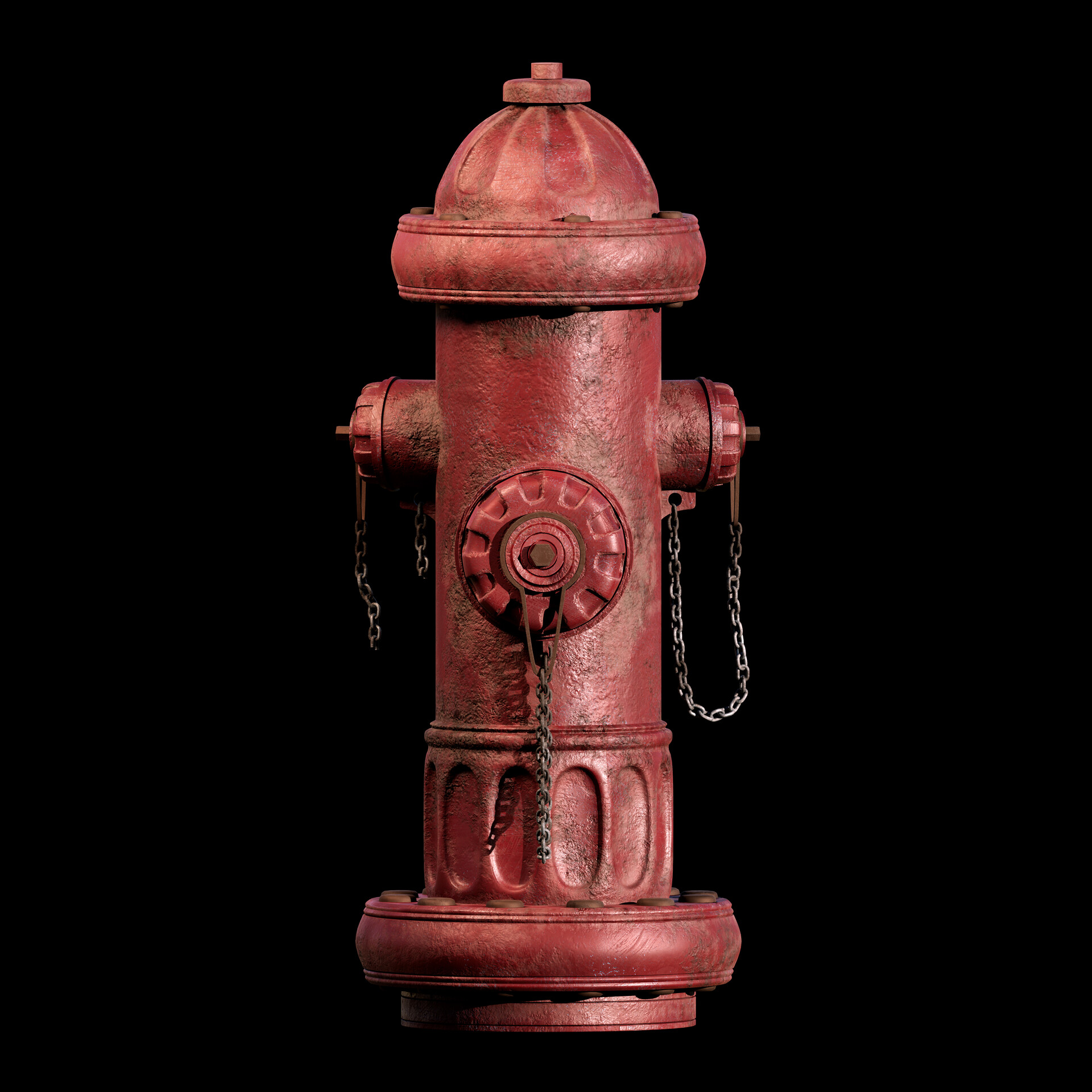 ArtStation - Hyper-Realistic 3D Fire Hydrant