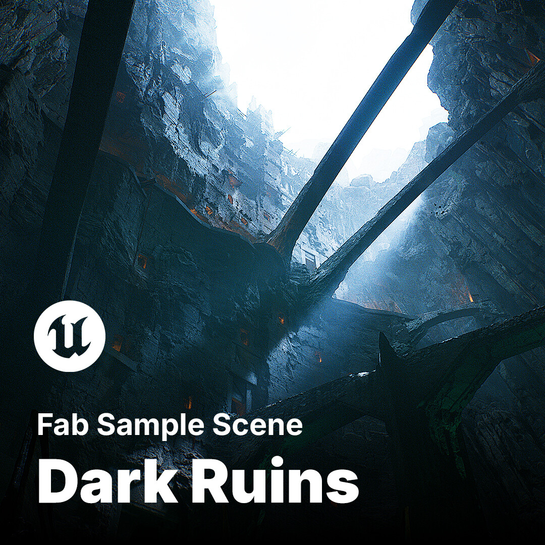 ArtStation - Fab Sample Scene - Dark Ruins
