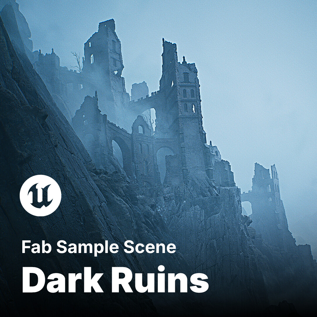 ArtStation - FAB Sample Scene - Dark Ruins