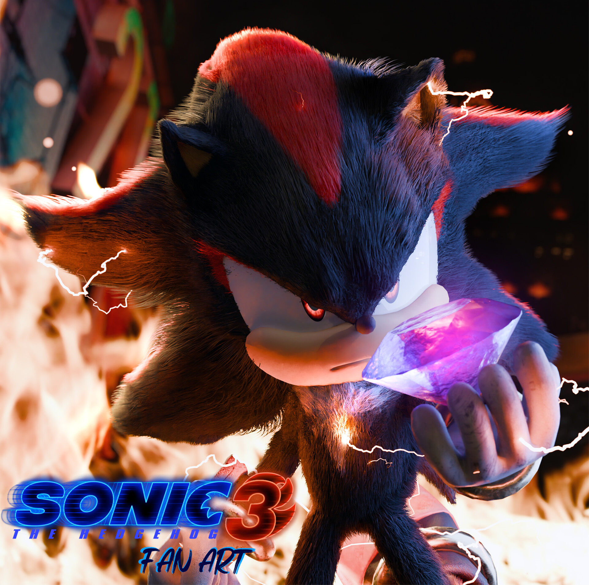 ArtStation - Shadow The Hedgehog Fan Art