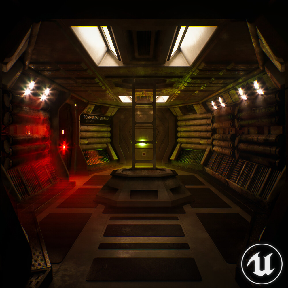 ArtStation - Alien Isolation - Hallway Environment