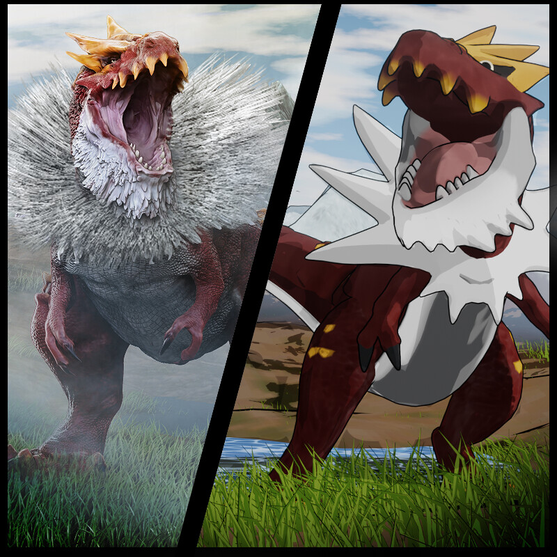 ArtStation - Tyrantrum 2 styles