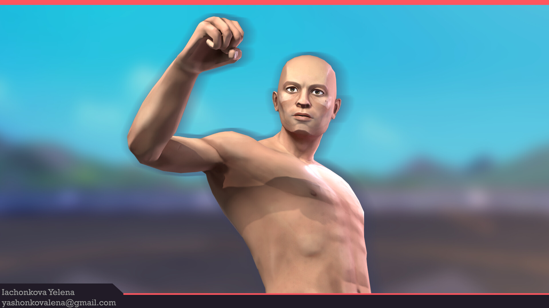 ArtStation - Game Ready Man in the Valorant Art Style.