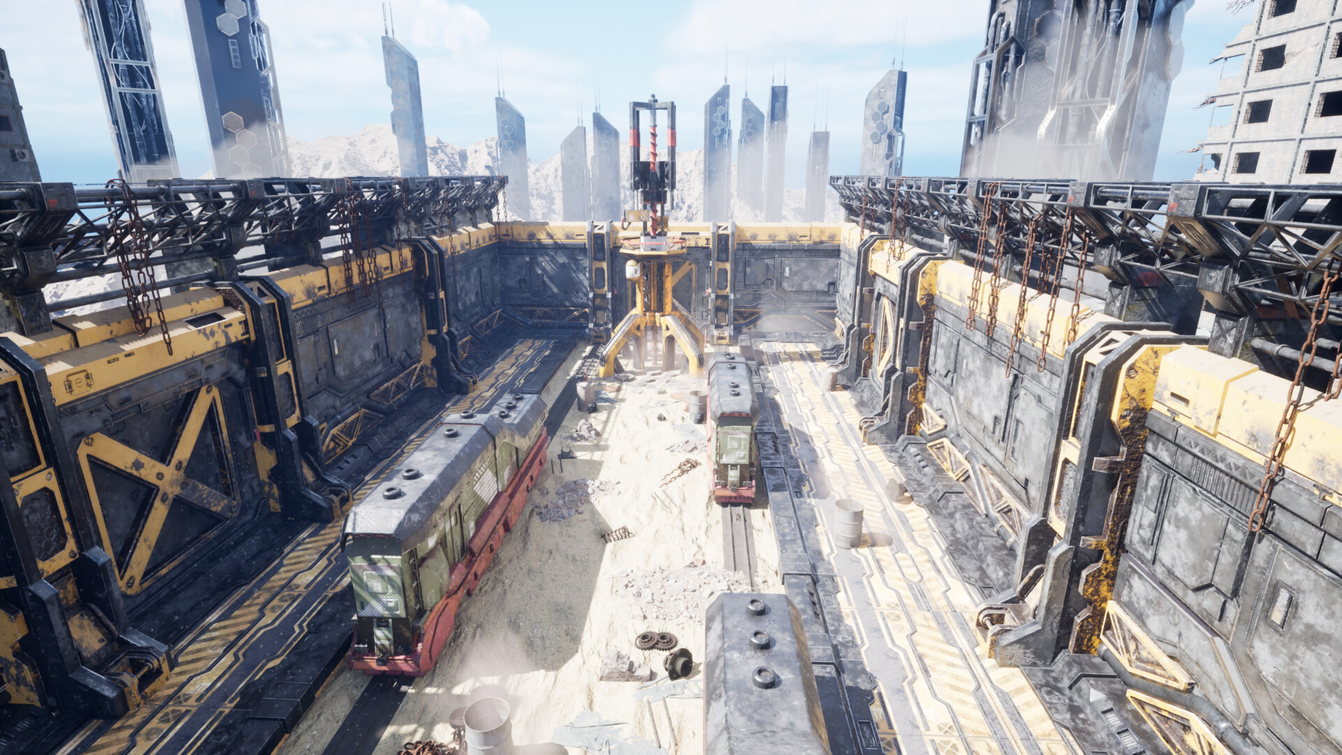 ArtStation - Workplaces of future dystopian workers _ (2 weeks work)