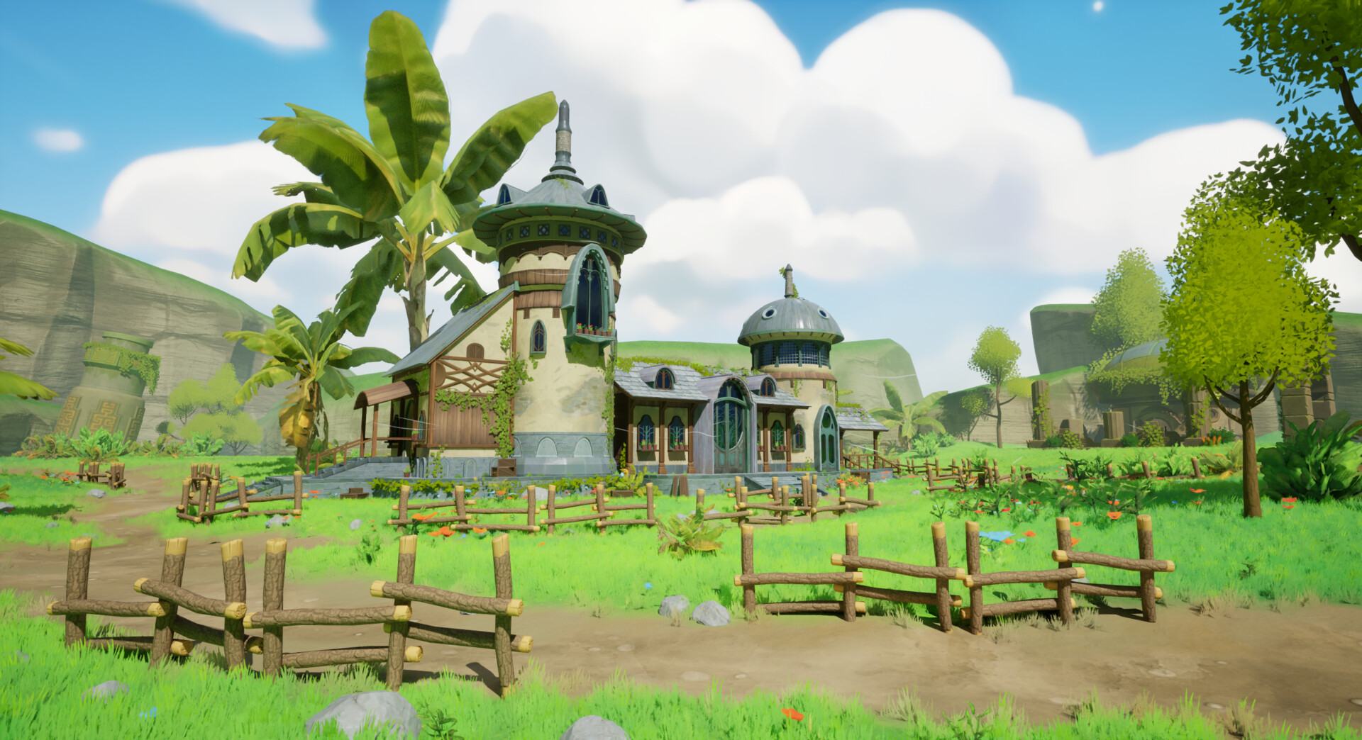 ArtStation - The Stylized Rural Huts