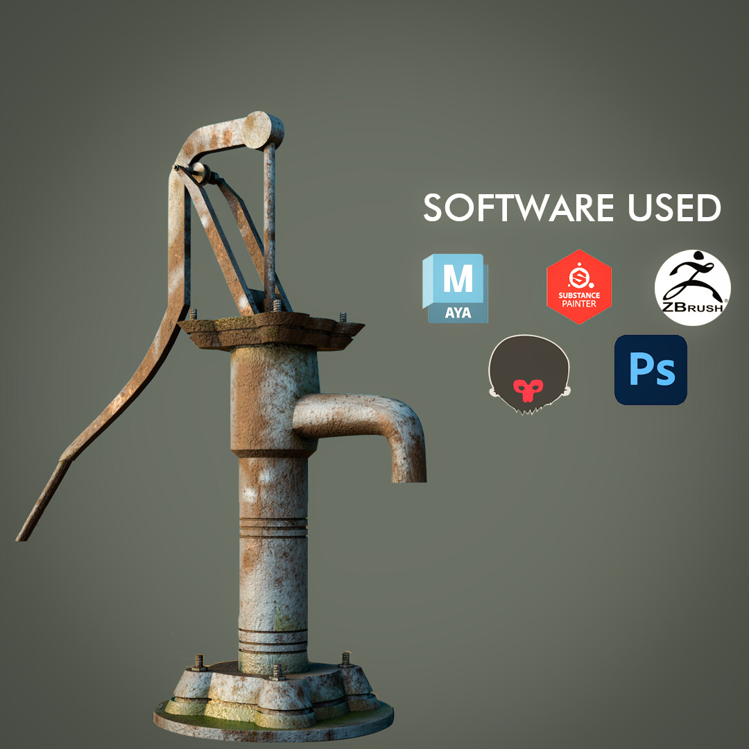 ArtStation - Hand Pump Model