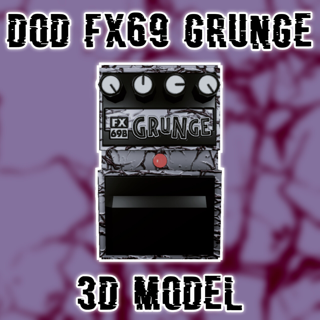 ArtStation - DOD FX69 Grunge Pedal 3D Model