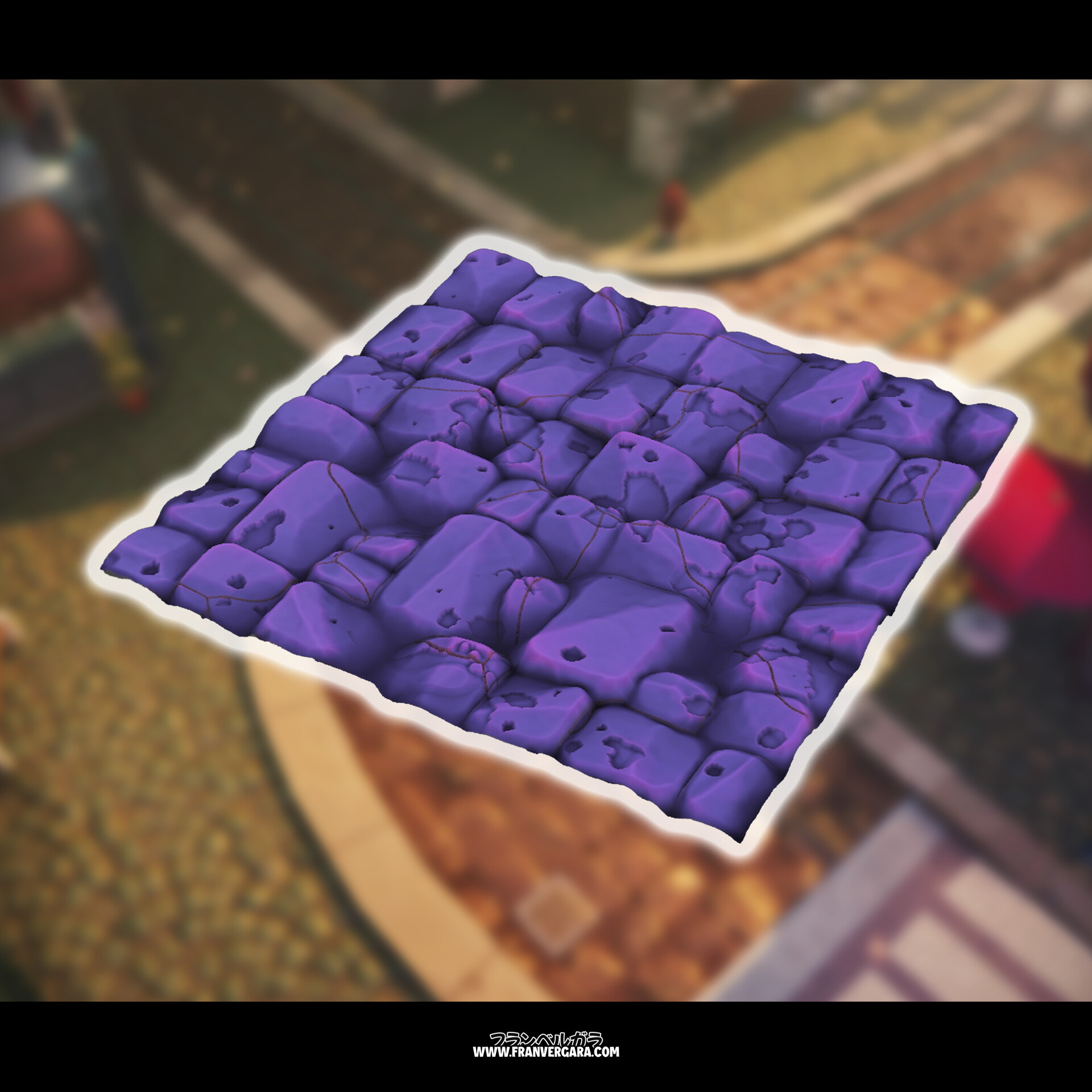 ArtStation - Cobblestone Stylized Material