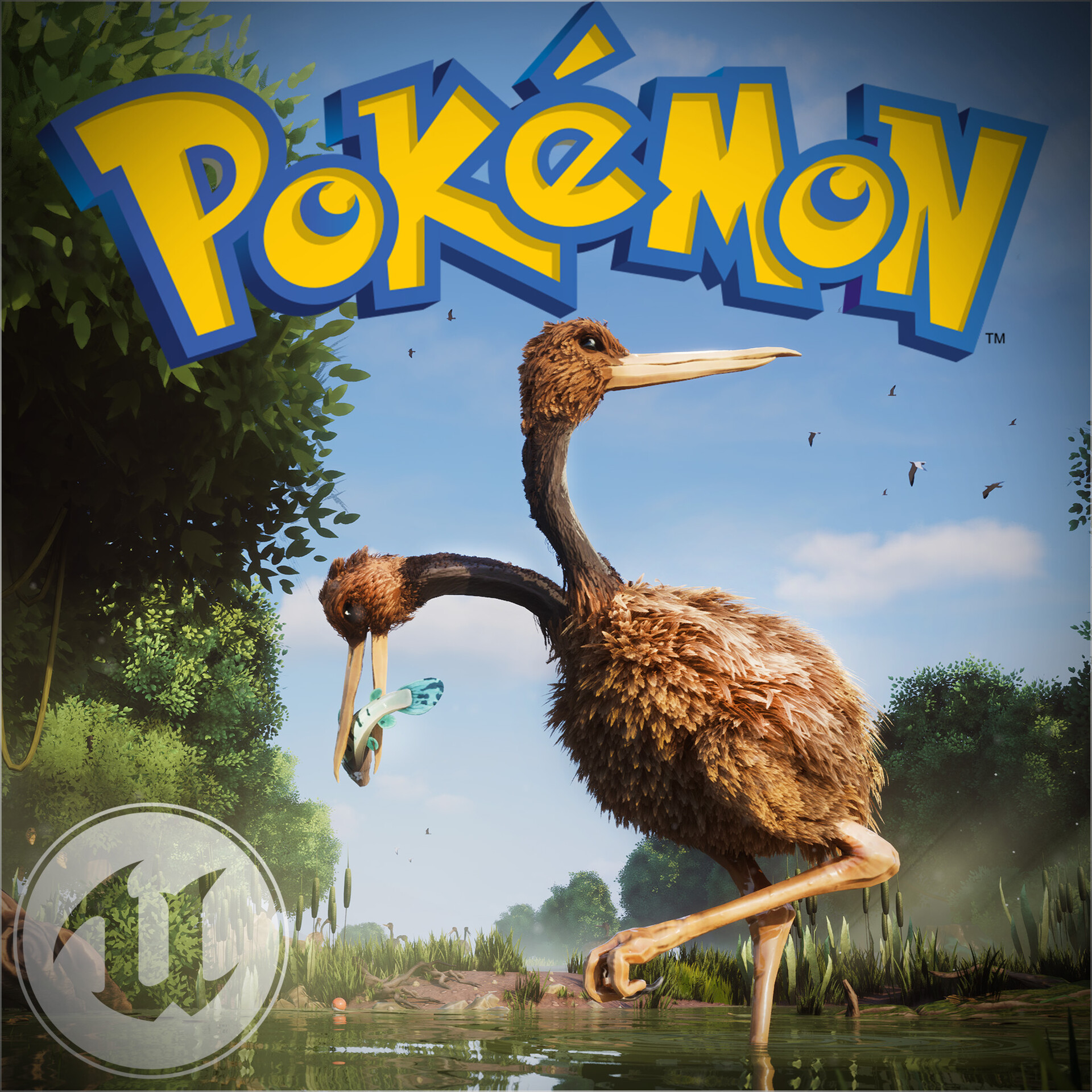 ArtStation - Pokemon Project "Doduo Fishing"