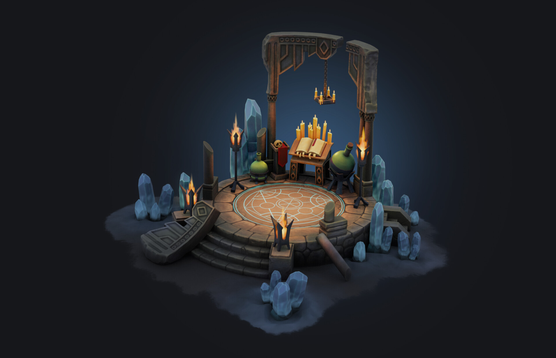 ArtStation - Altar - Handpainted