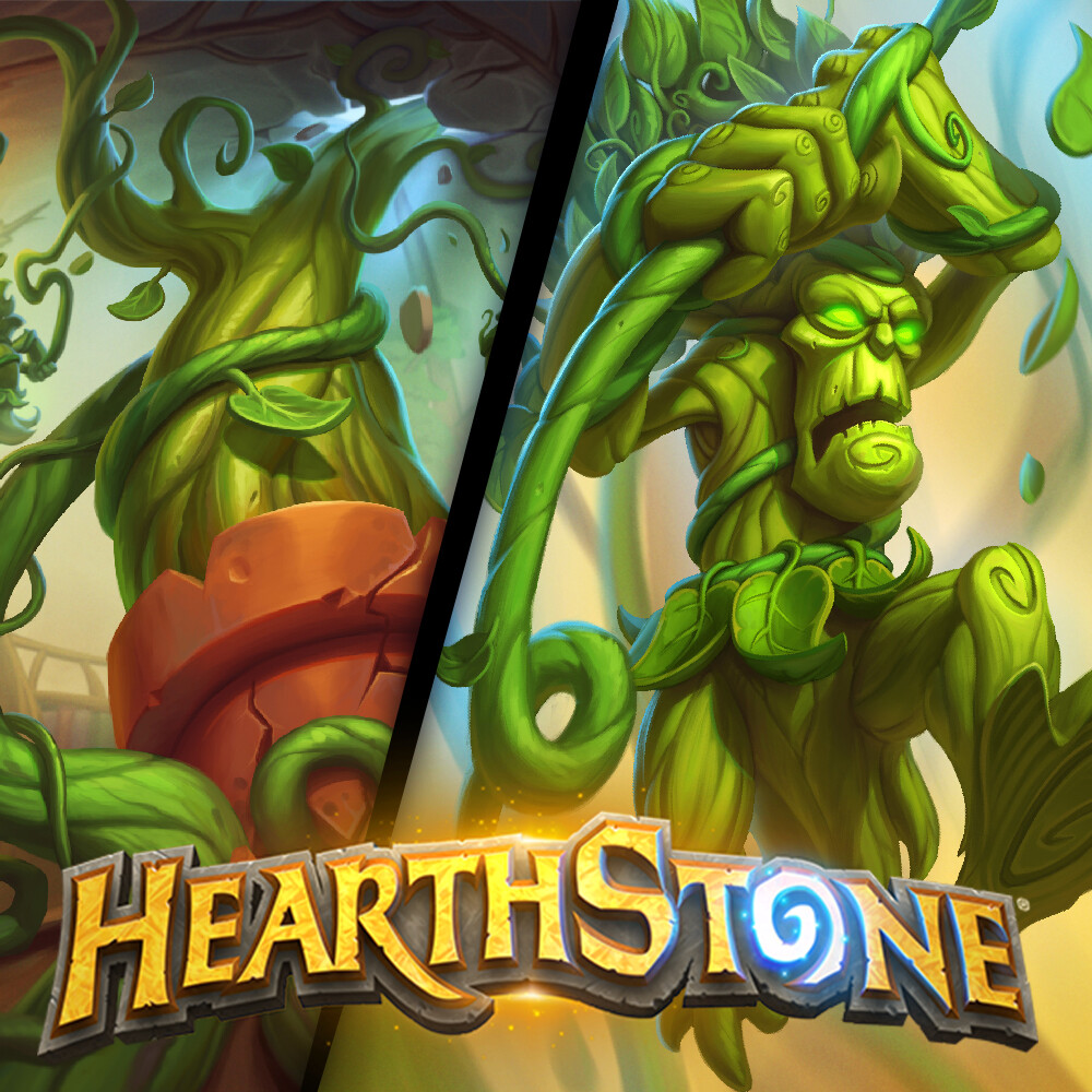 ArtStation - Hearthstone - Overgrown Beanstalk