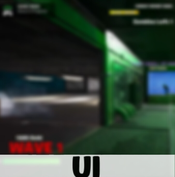 ArtStation - UI - Zombies Points/Round/Zombie Counter