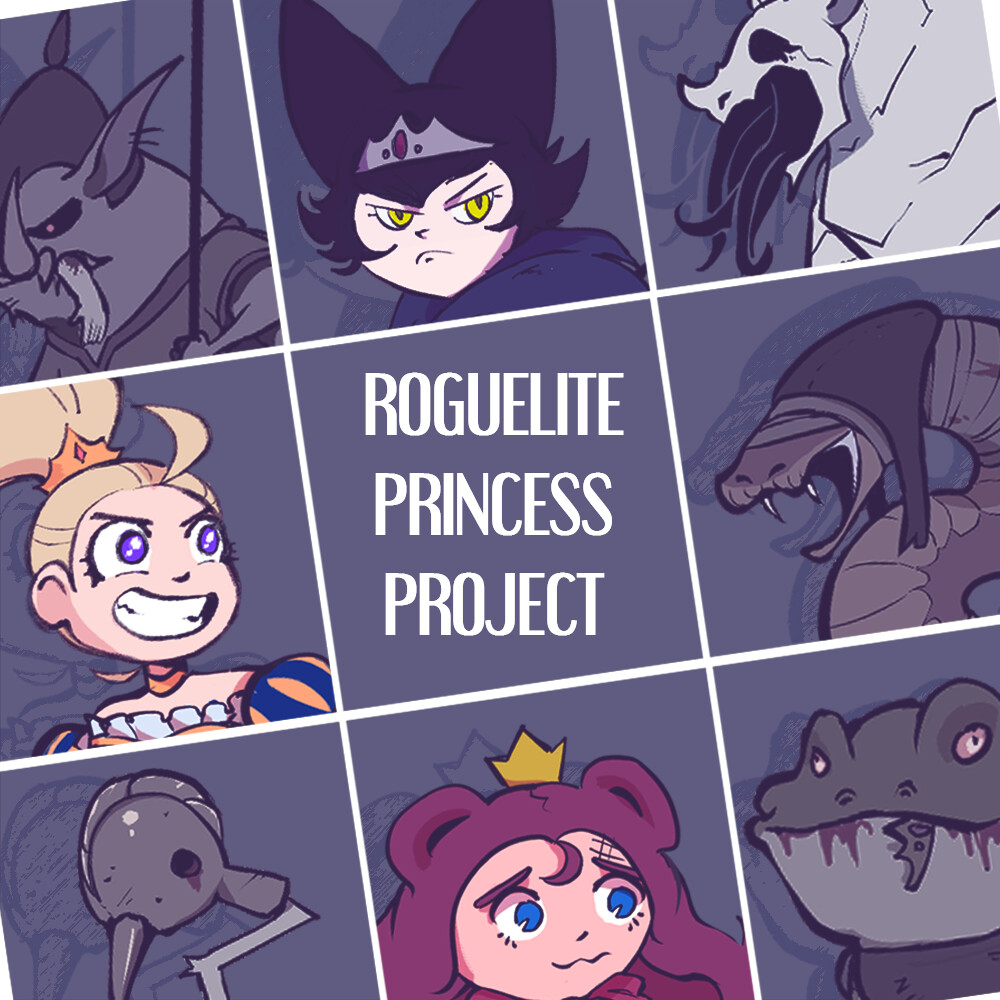 ArtStation - Unfinished Princess Rougelite (Character Designs)