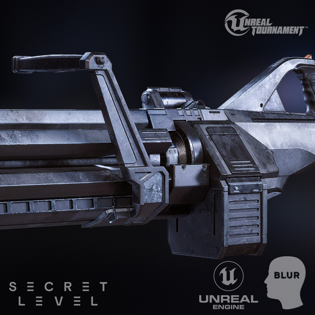 ArtStation - Secret Level - Unreal Tournament: Xan | Minigun