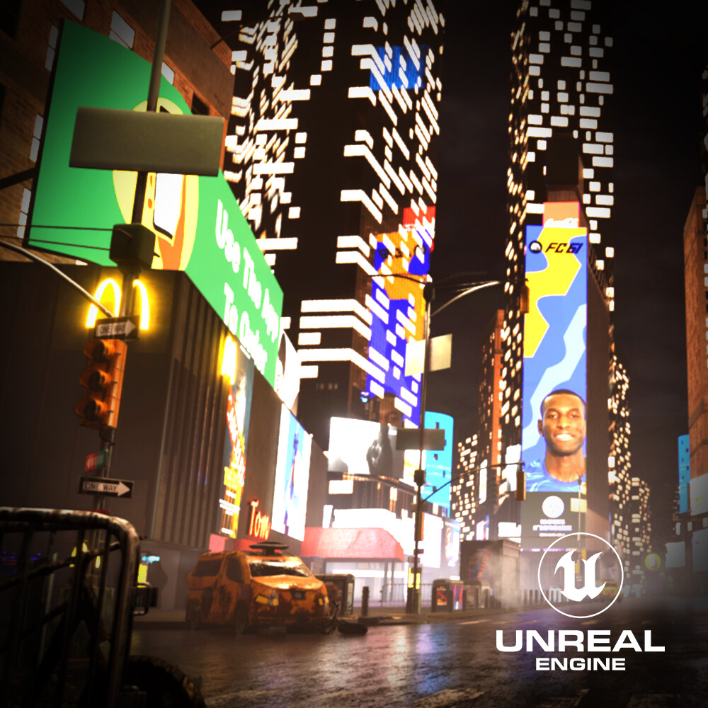 ArtStation - Time Square - Unreal Engine
