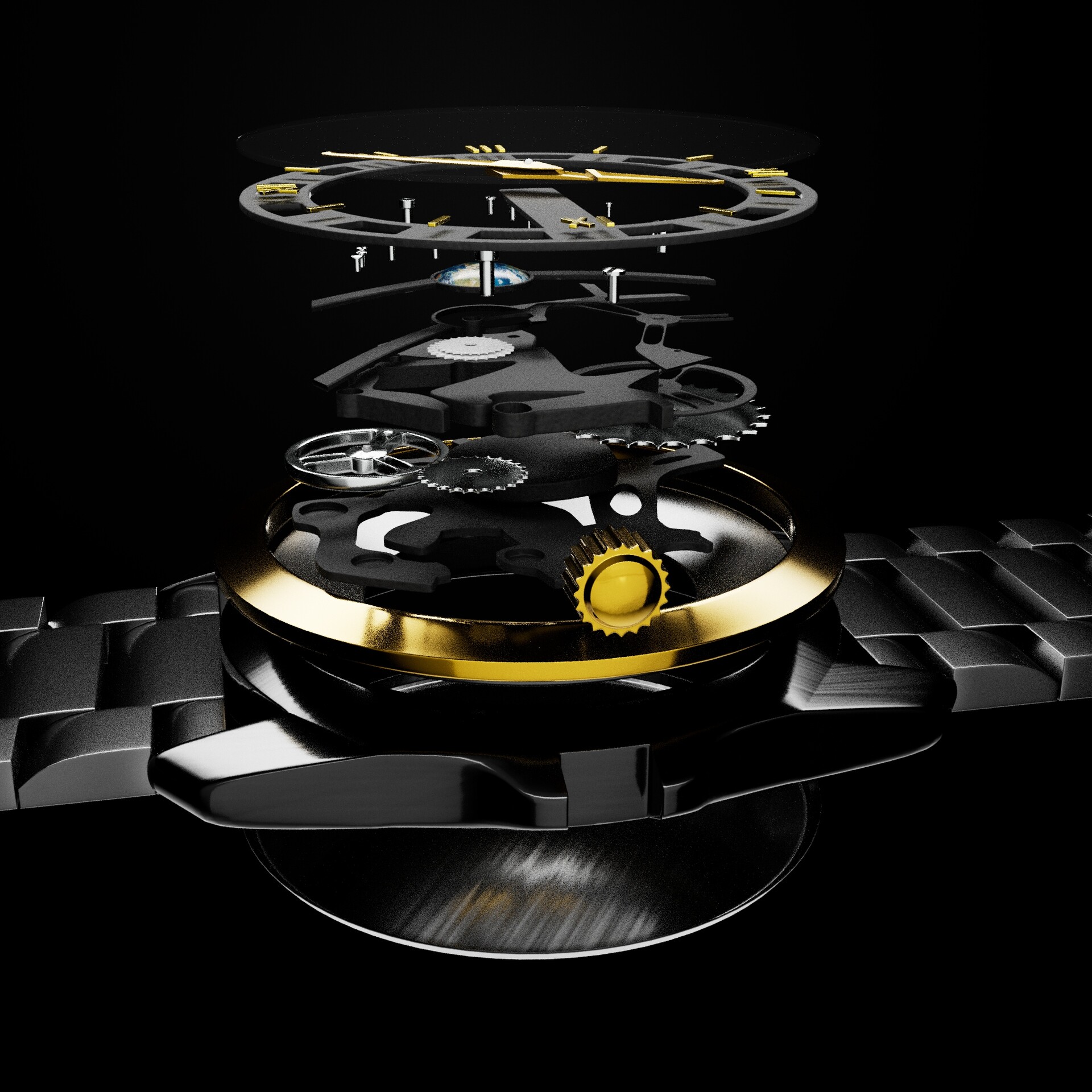 ArtStation - Mechanical Watch