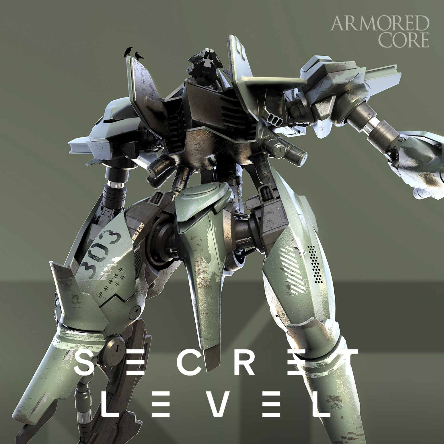 ArtStation - SECRET LEVEL // ARMORED CORE "SHRIEKER" CONCEPTS