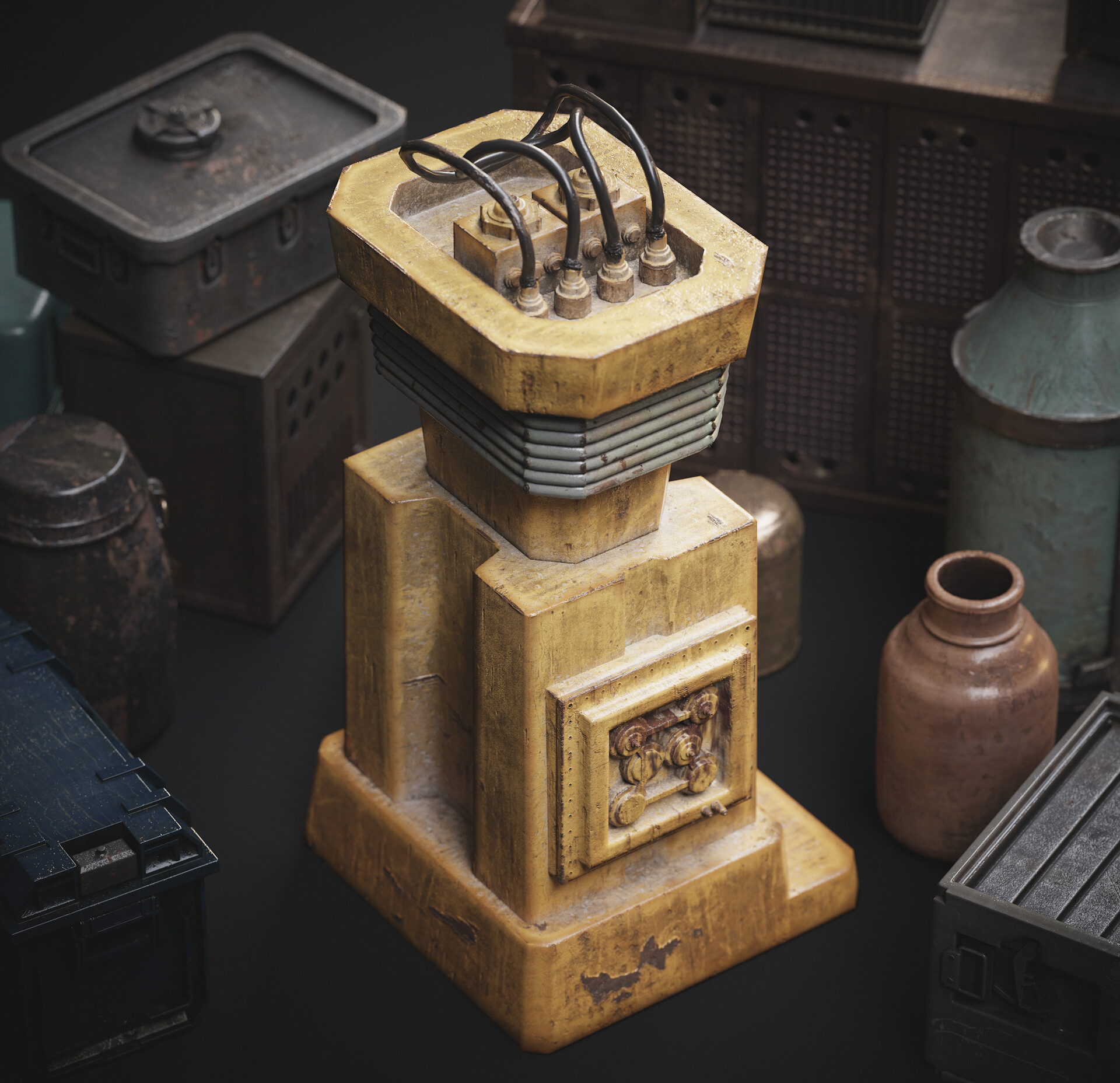 ArtStation - Sci-fi Old Props