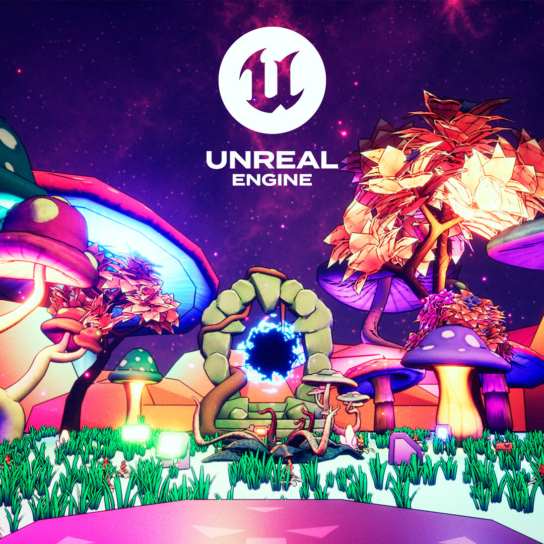 ArtStation - Space Stylized Environment.