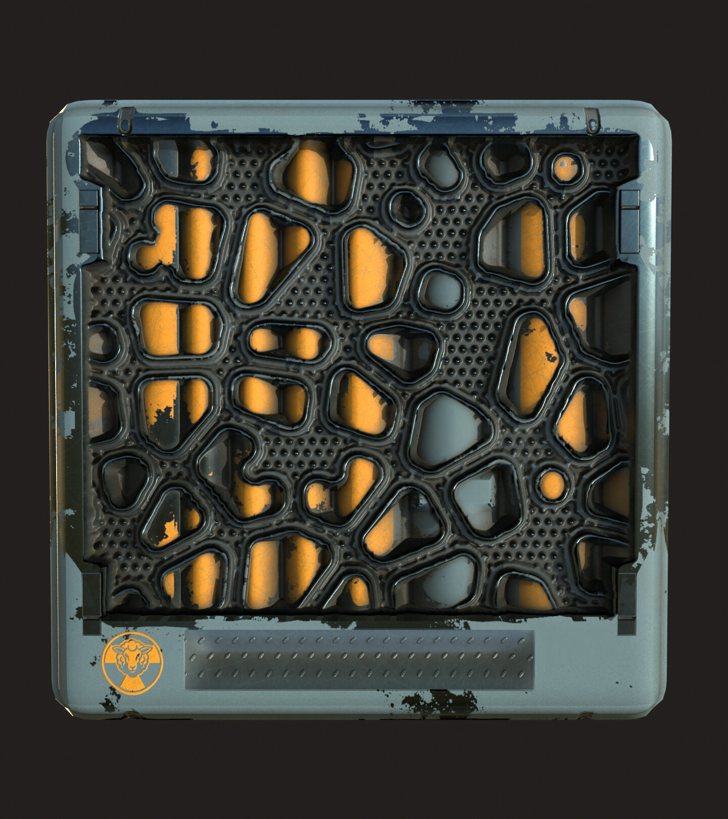 ArtStation - Sci-Fi Metal Flooring Material 01 - 2024