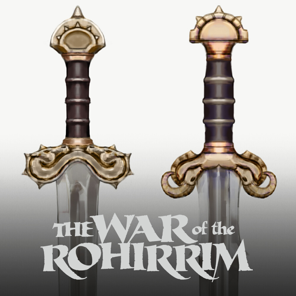 ArtStation - Rohan Swords - The War of the Rohirrim