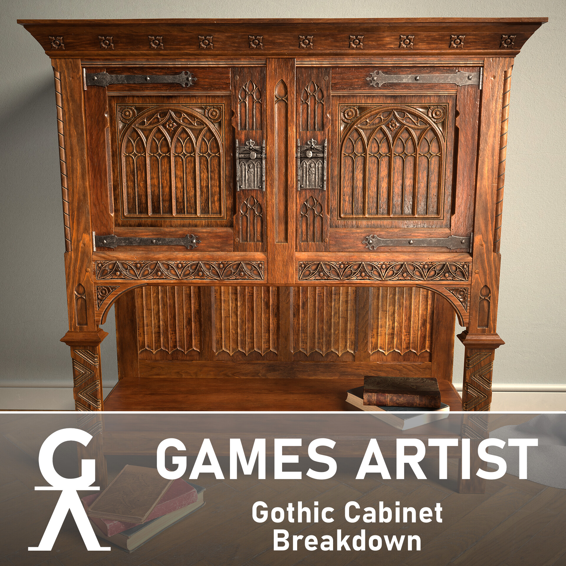 ArtStation - Games Artist article - Gothic cabinet