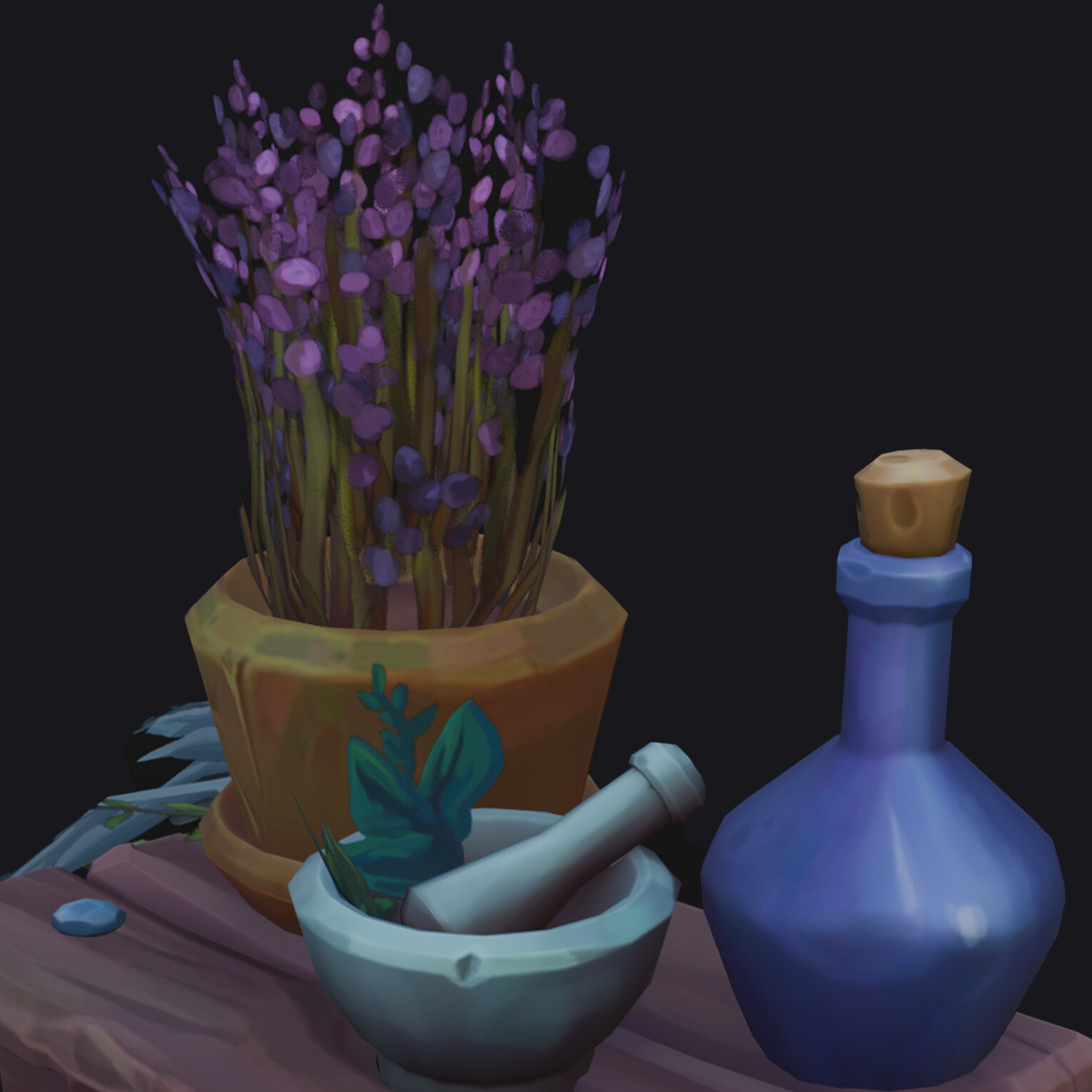 ArtStation - Alchemy Shelf