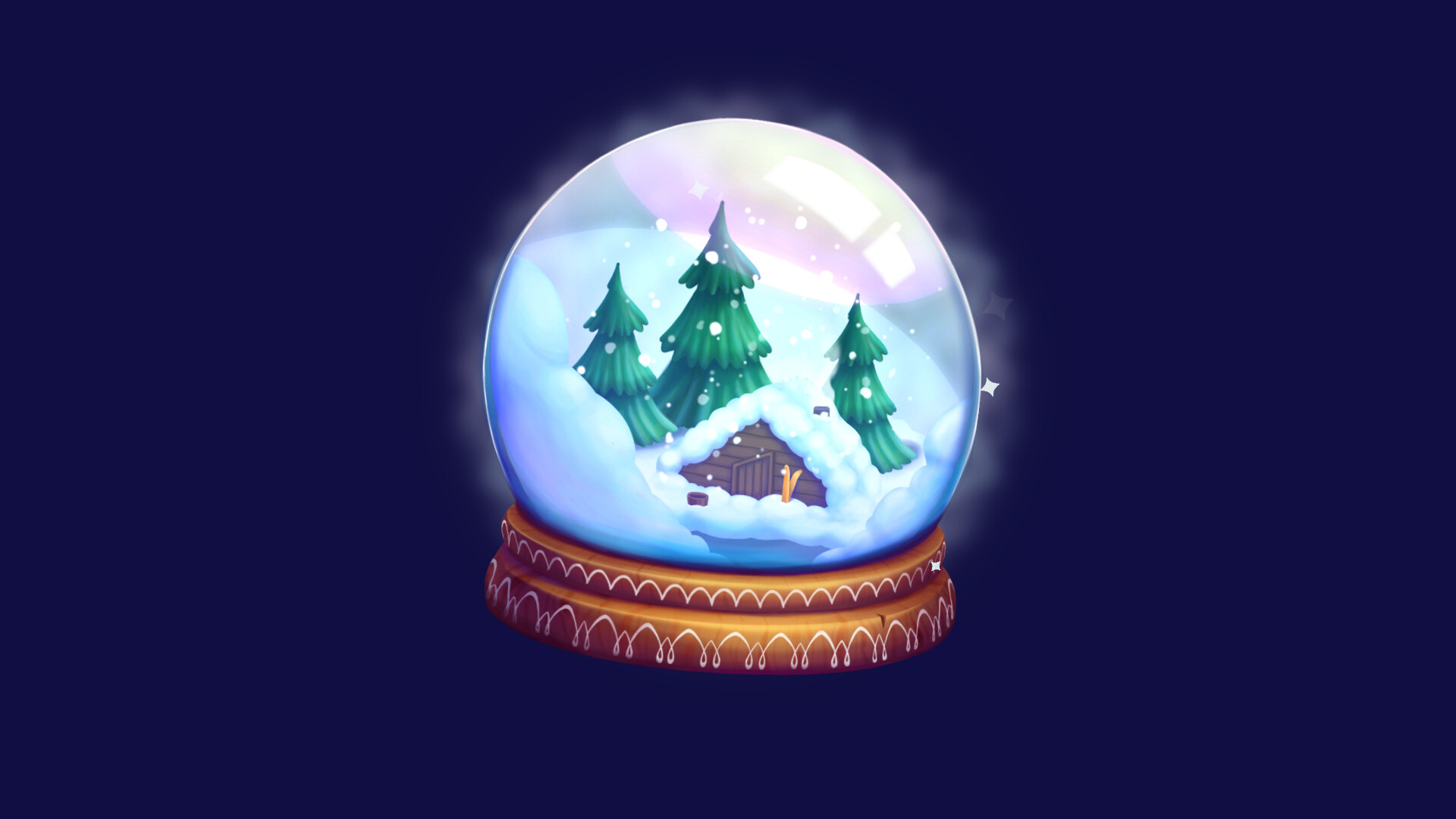 ArtStation - Snow Globe | Spine 2D animation