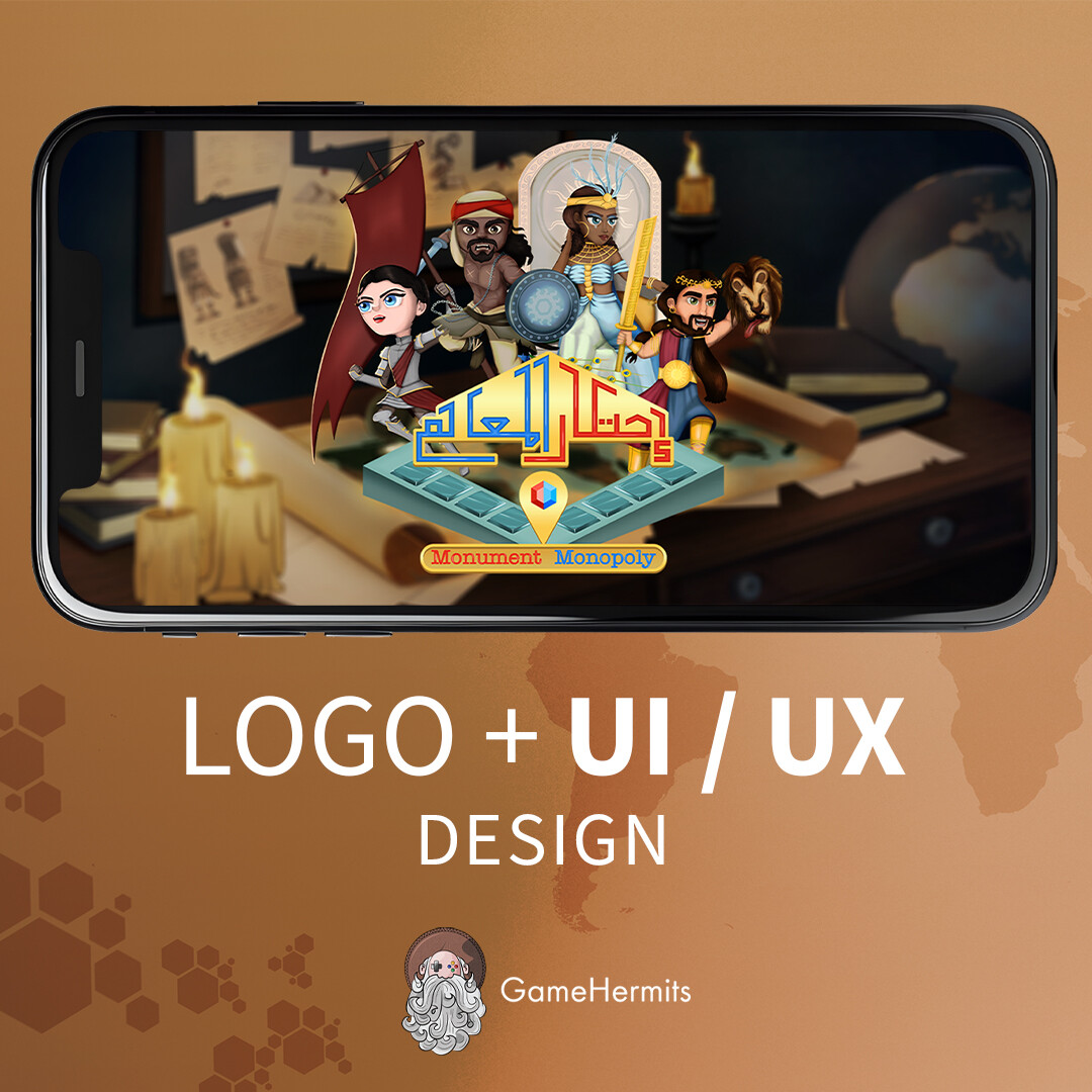 ArtStation - Monument Monopoly - Logo + UI/UX Design