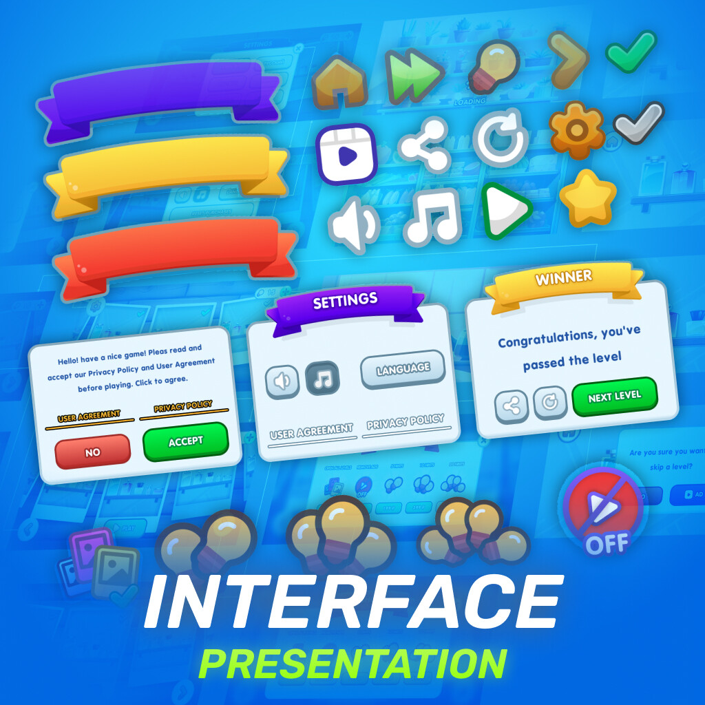 ArtStation - Hypercasual game interface