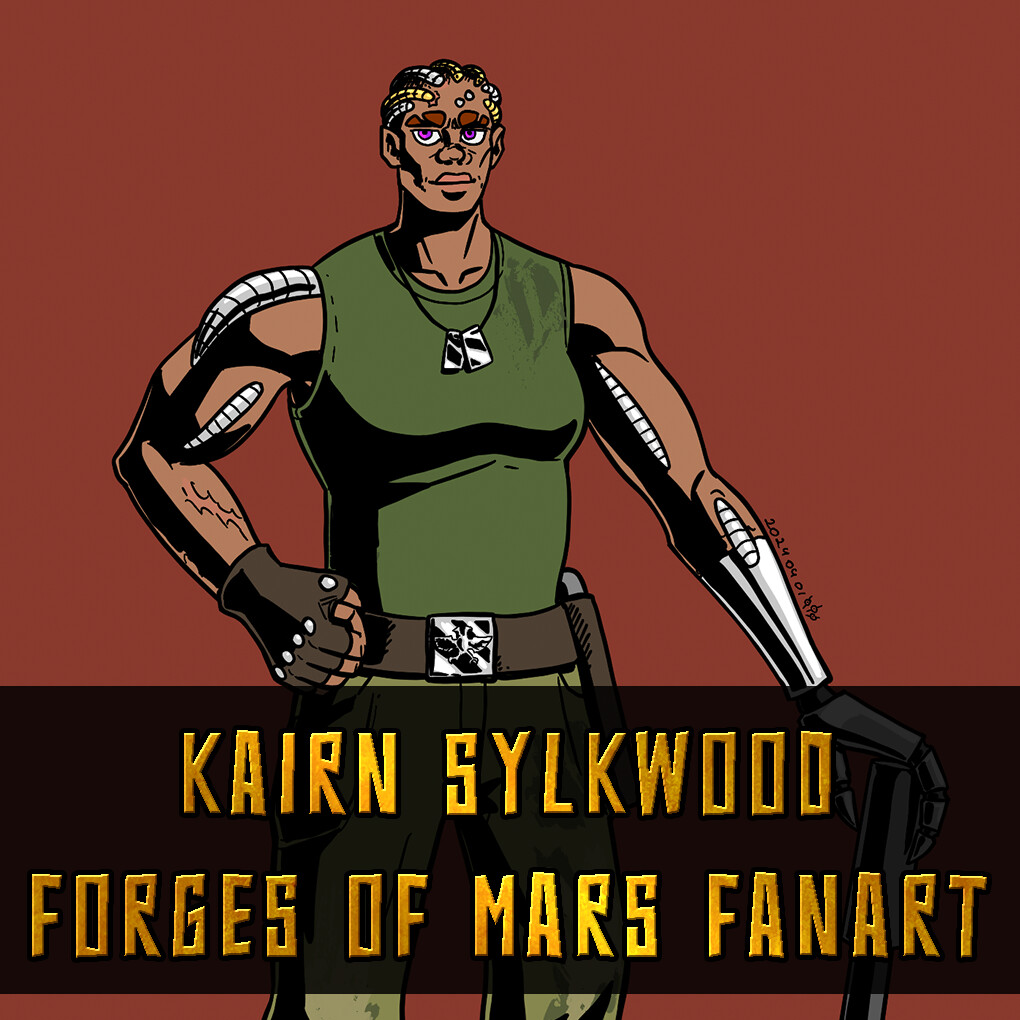 ArtStation - Kairn Sylkwood (Graham McNeill's Forges of Mars fanart)