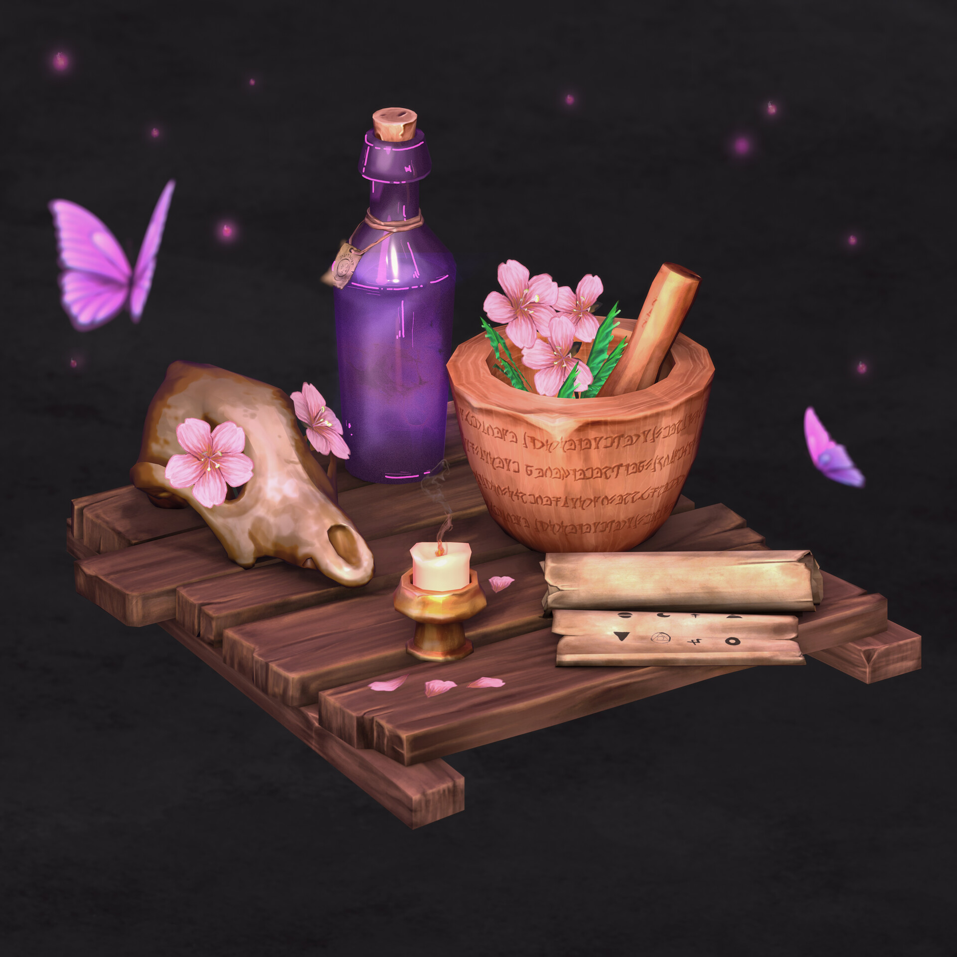 ArtStation - Alchemist Table