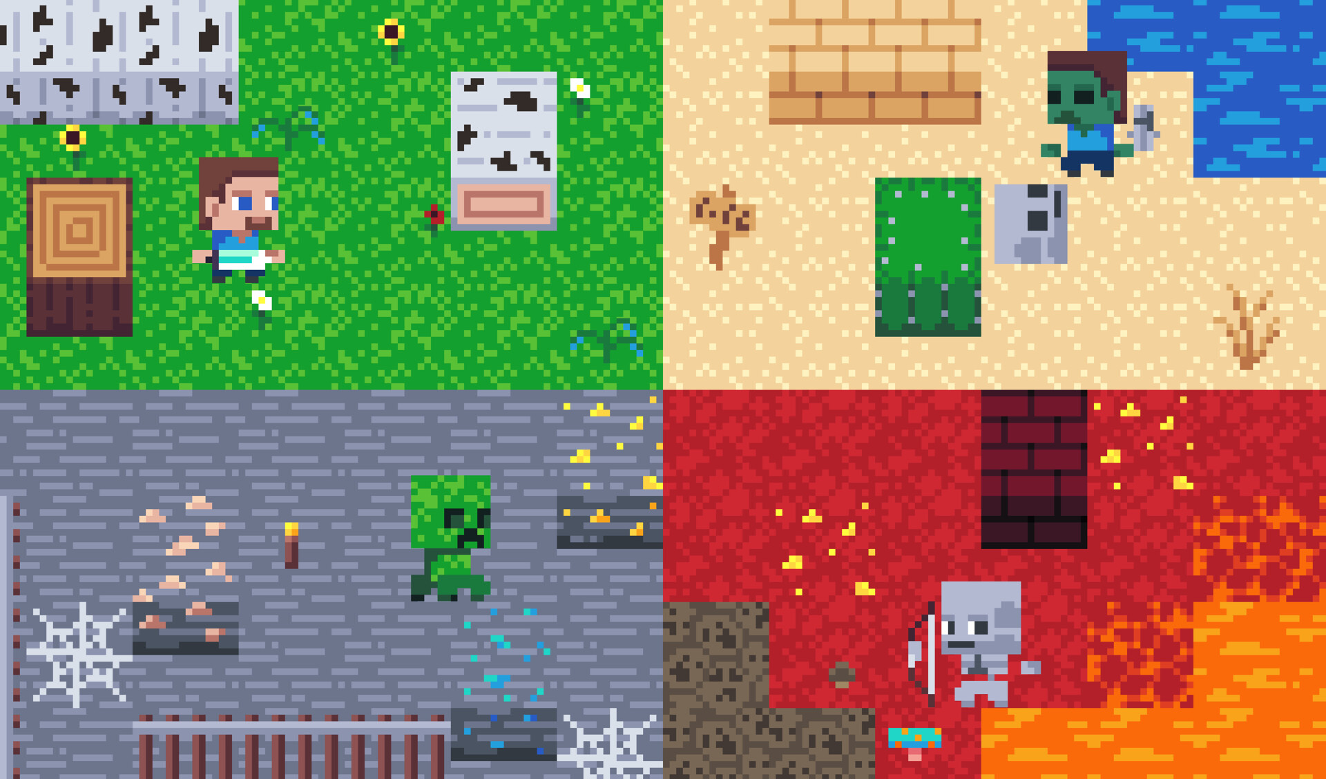 ArtStation - "Minecraft" based game's assets