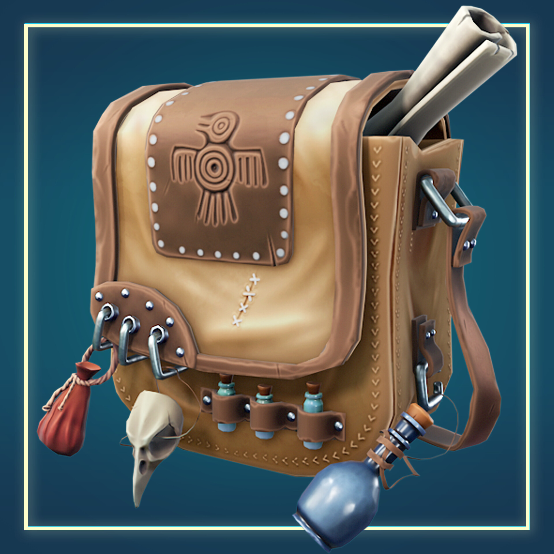ArtStation - Stylized bag