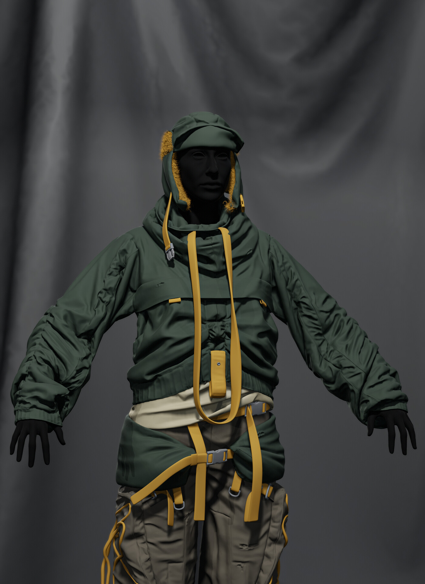 ArtStation - Urban Tech Wear Clothing