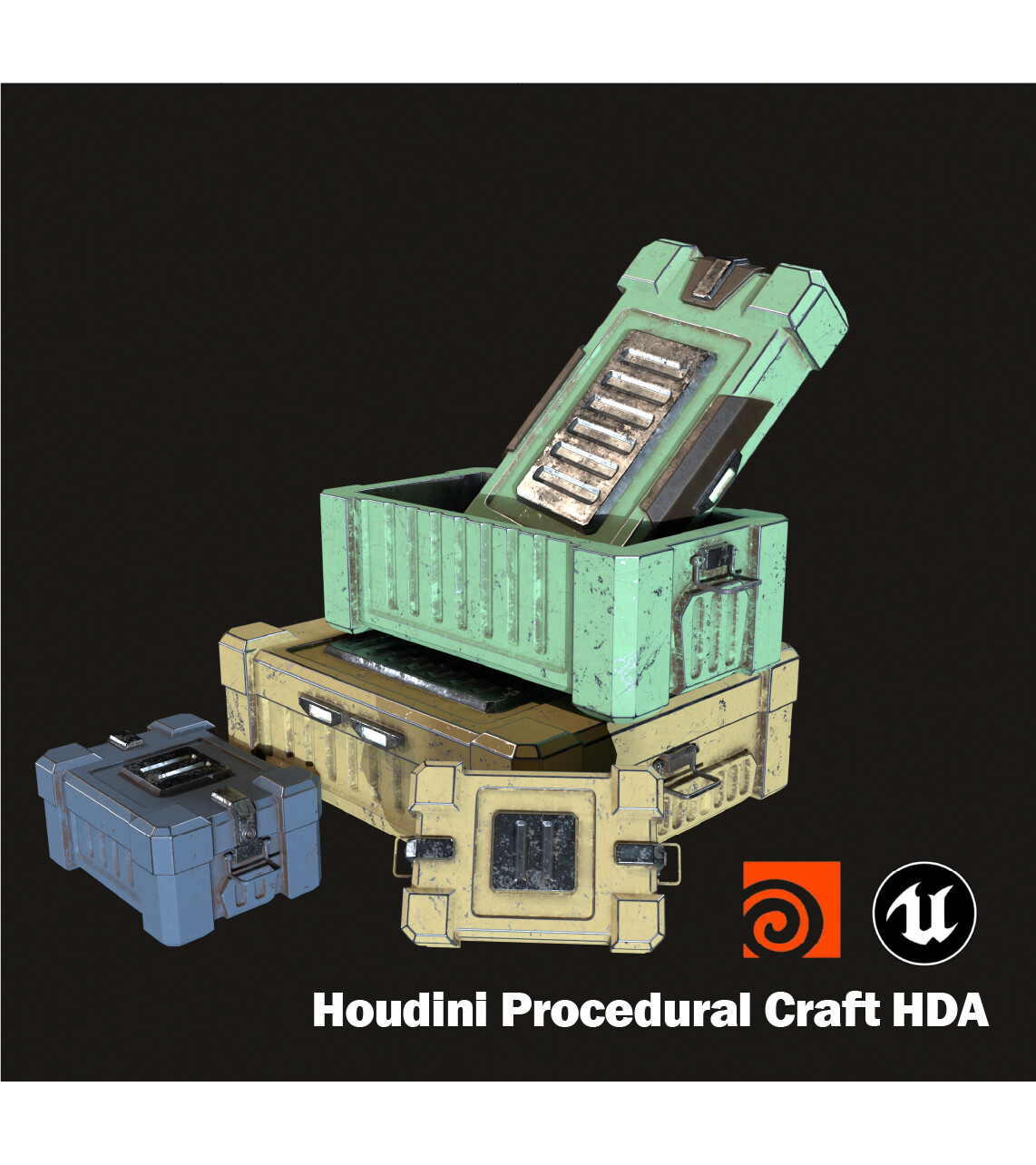 ArtStation - Houdini Procedural Craft HDA_2024