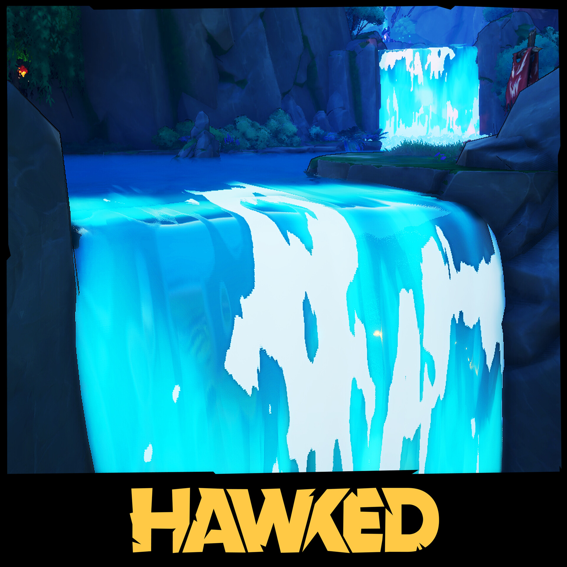 ArtStation - Procedural Waterfalls Tool for HAWKED