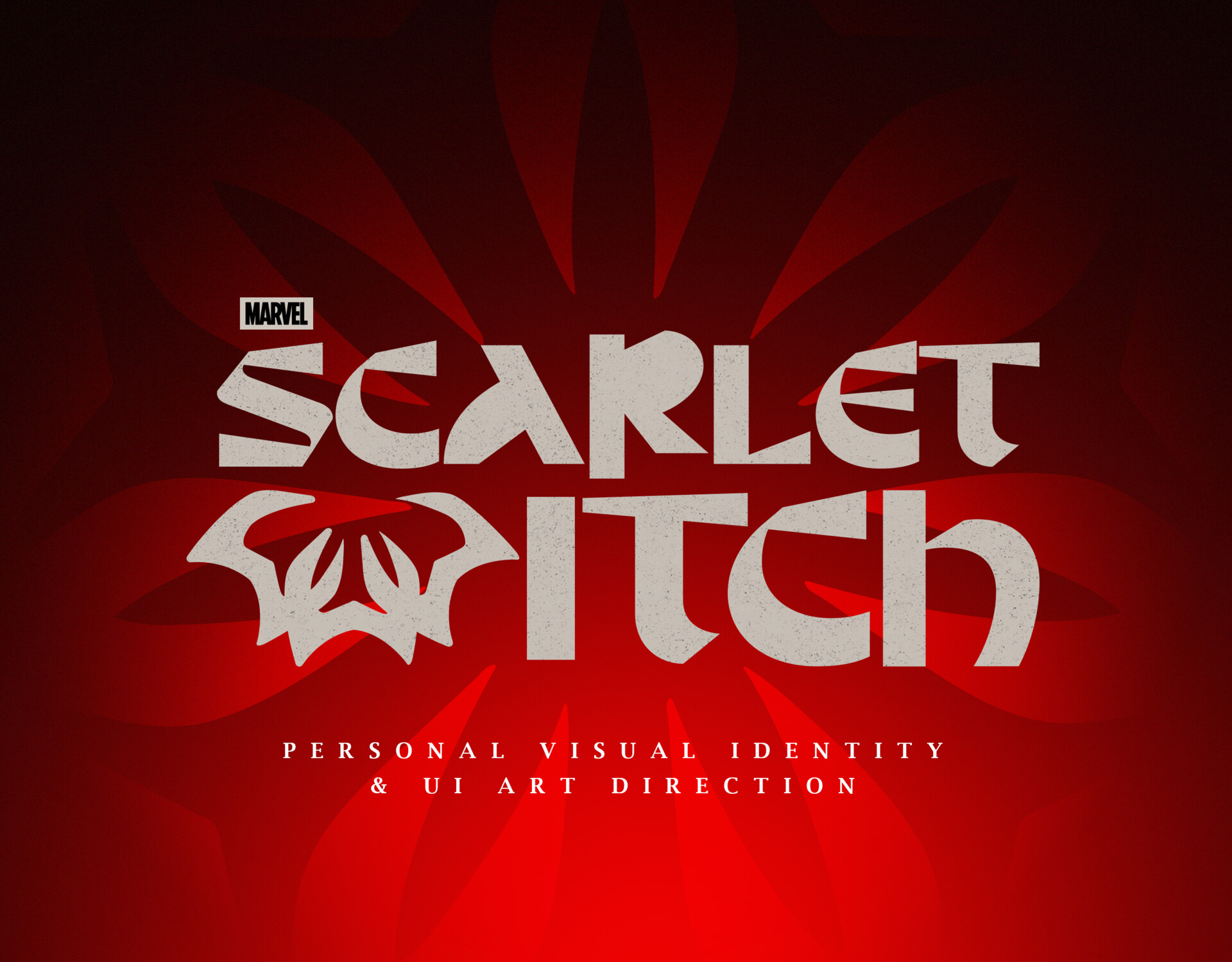 ArtStation - Scarlet Witch Personal Visual Identity & UI Art Direction