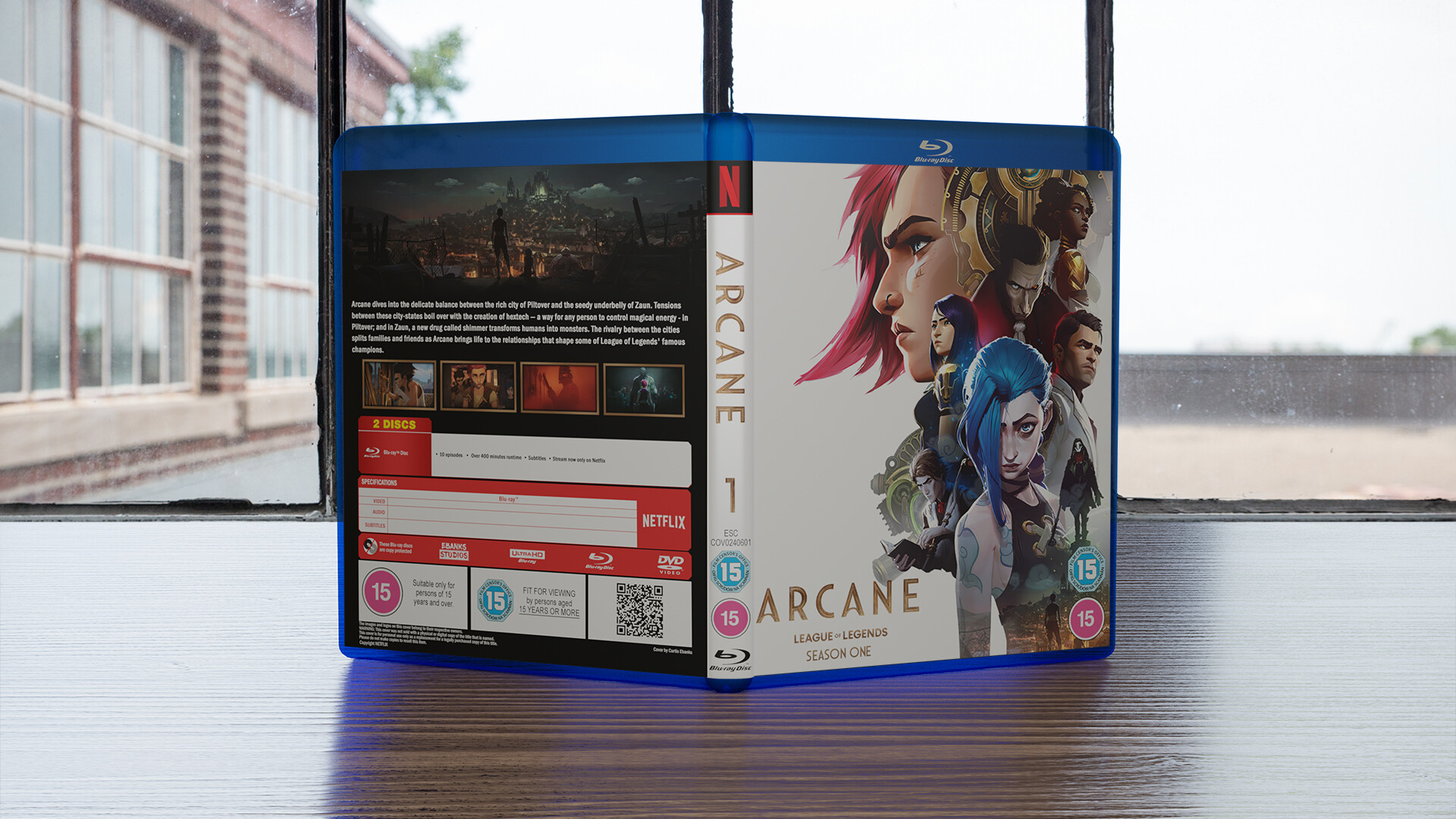 ArtStation - Arcane Season 1 Custom Blu-ray Cover