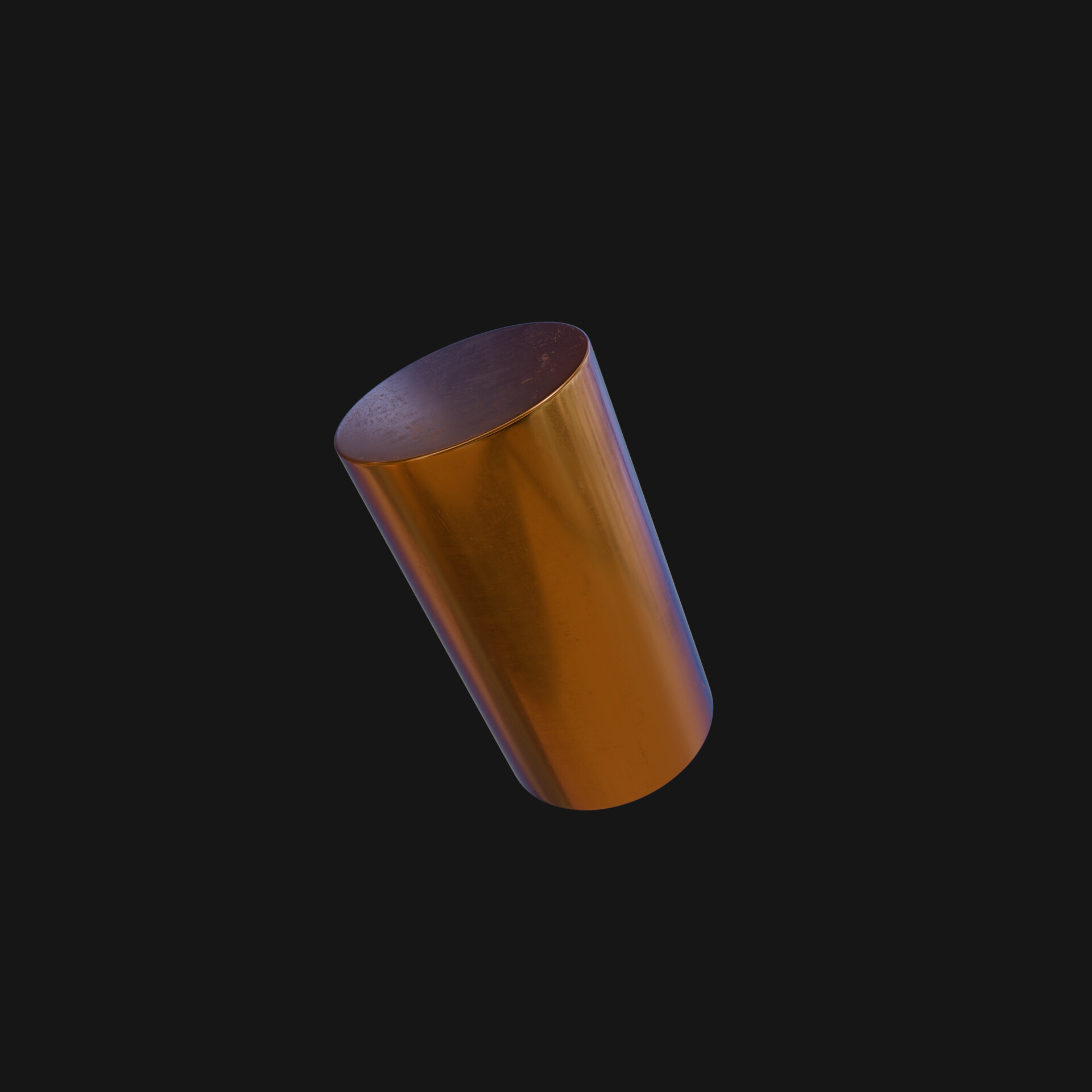 ArtStation - Copper Metal with specular violet tint (bismuth like)