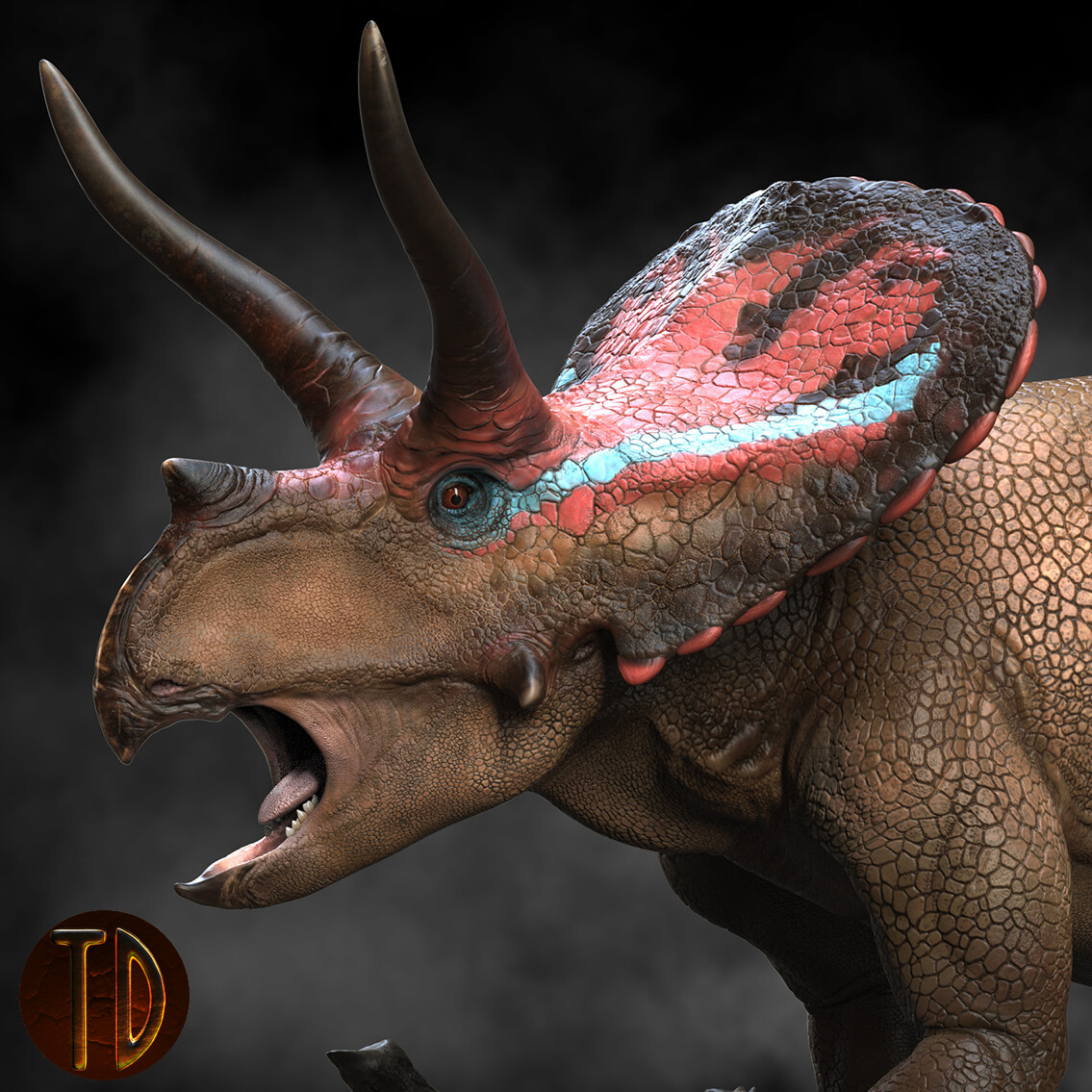 ArtStation - TRUE DINOSAURS Torosaurus