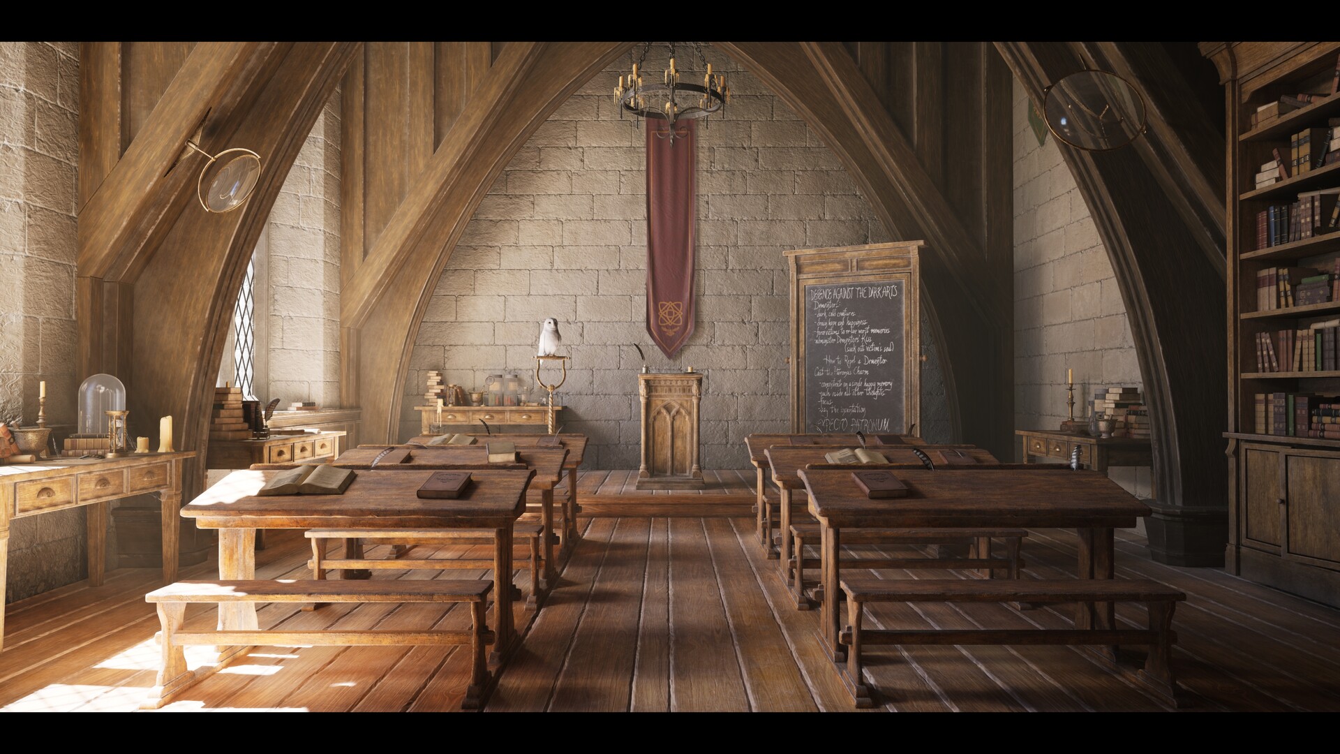ArtStation - Magical classroom