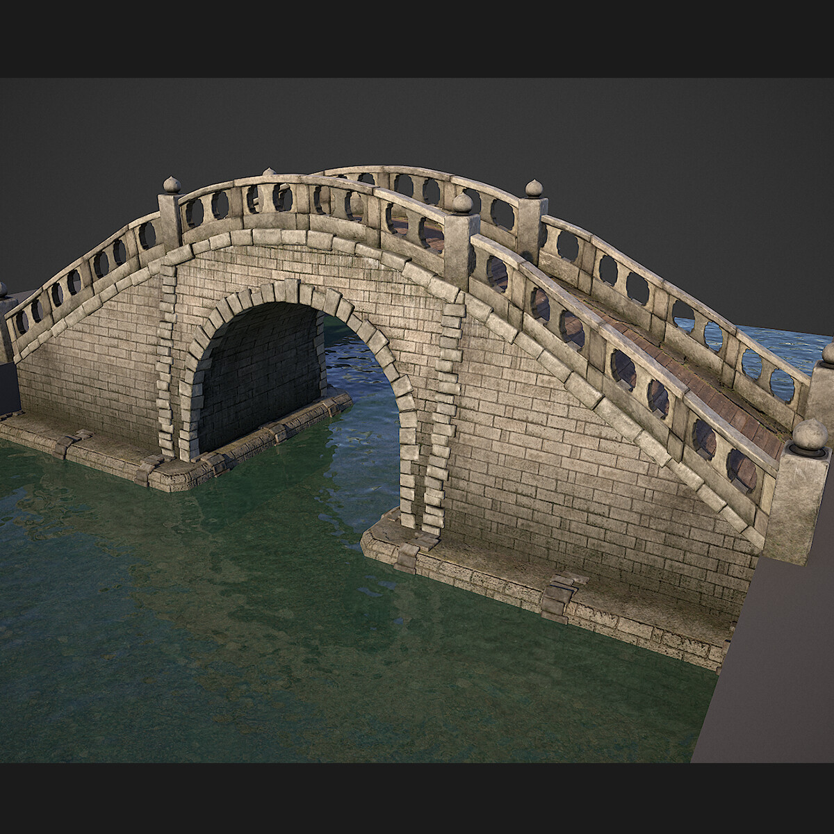 ArtStation - Japanese Medieval Bridge