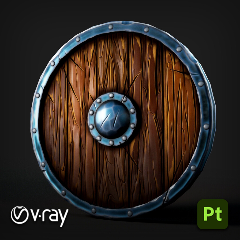 ArtStation - Stylized Shield