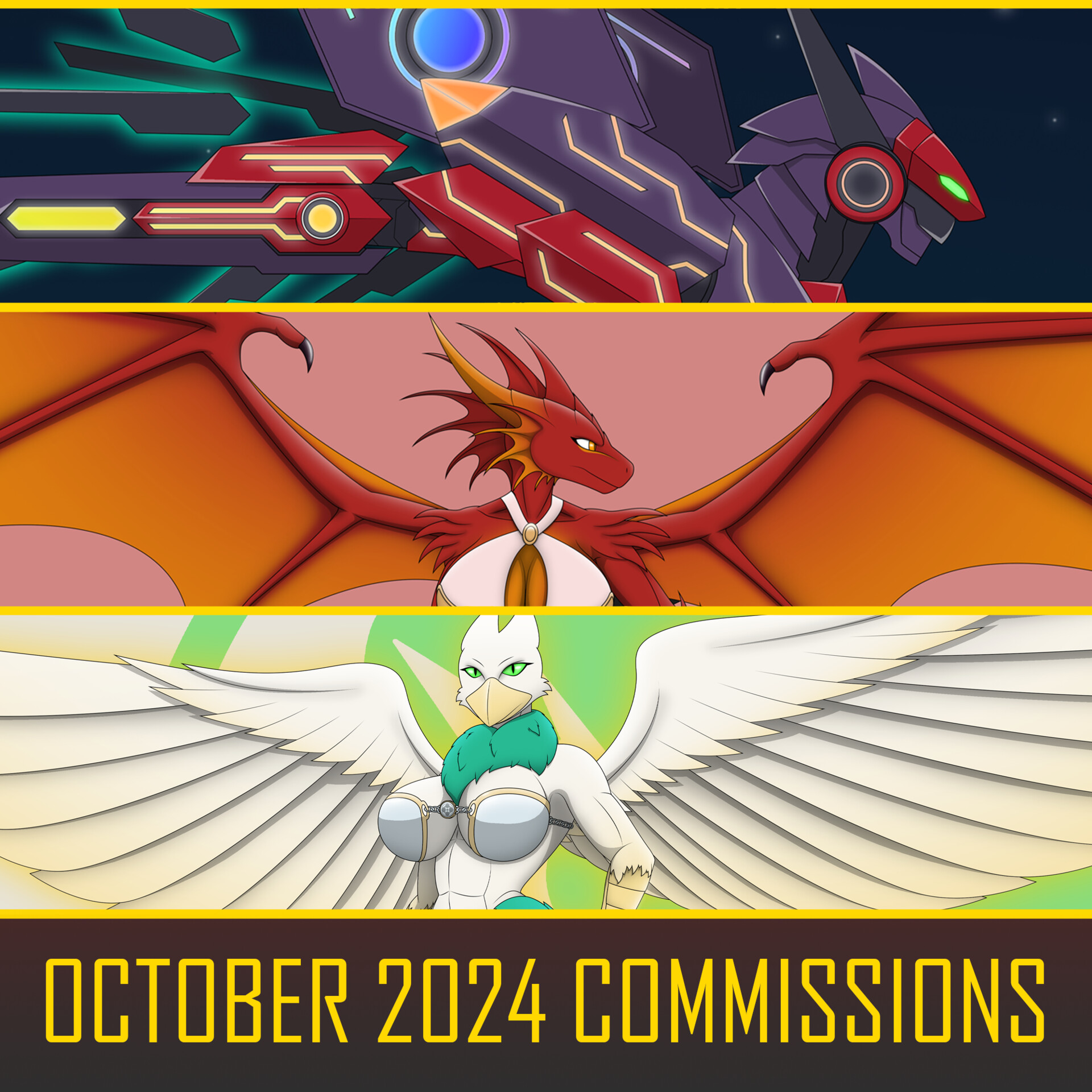 ArtStation - OCTOBER 2024 COMMISSIONS