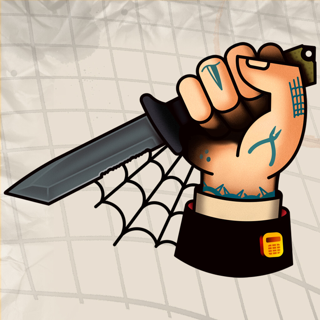 ArtStation - STICKER | BACKSTAB | PAPER + HOLO + FOIL