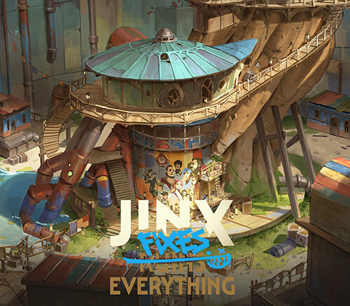 ArtStation - Jinx fixes everything - Firelight hideout